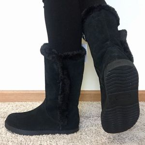 Universal Thread | Shoes | Faux Fur Lined Suede Boots | Poshmark